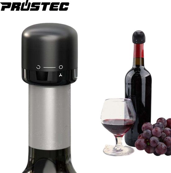 Prostec® Mini Vacuüm Wijn Stopper - Herbruikbaar - Lekvrij - Wijn ...