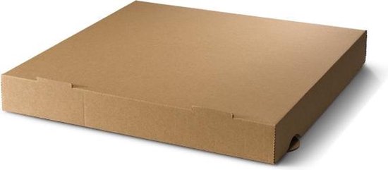 Duurzame Kraft Blanco Pizzadozen 40x40 cm - 4 cm Hoog 100 st.- Eco ...