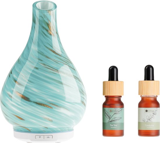 Whiffed® Luxe Aroma Diffuser Incl. 2x Etherische olie - Tea Tree ...