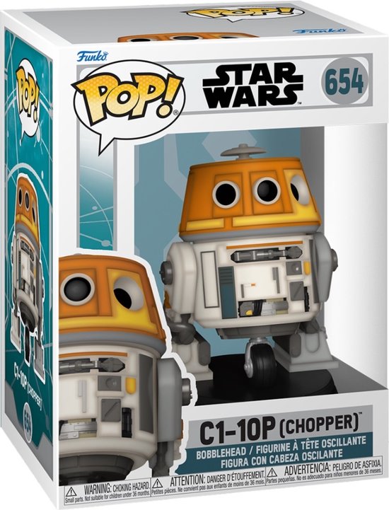 Pop Star Wars: C1-10P (Chopper) - Funko Pop #654 | bol