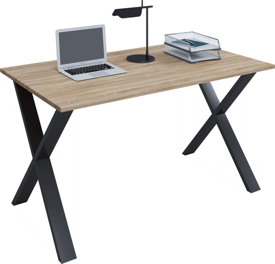 VCM Houten Bureau Computer Tafel Werktafel Kantoormeubilair Lona X SW ...