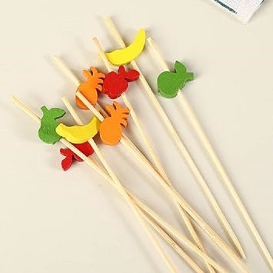 Cocktail prikkers fruit 20 stuks , verjaardag prikkers - fruit cocktail ...
