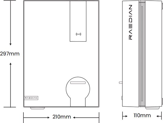 RAEDIAN NEO WALLBOX 7KW Socket | bol