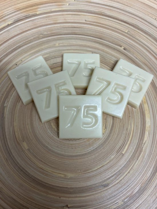 Chocolade cijfer 75 | Getal 75 chocola | Cadeau voor verjaardag of ...