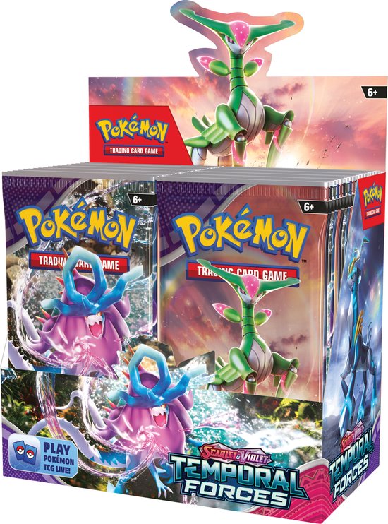 Pokémon - Temporal Forces - Booster Display - 36 Boosterpacks - Pokémon ...