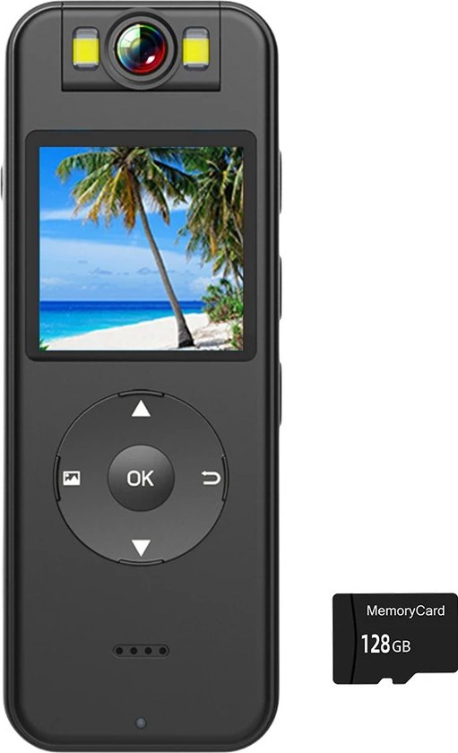 Starstation Bodycam HD 4K - Action Cam - Bewegingsdetectie - 180º ...