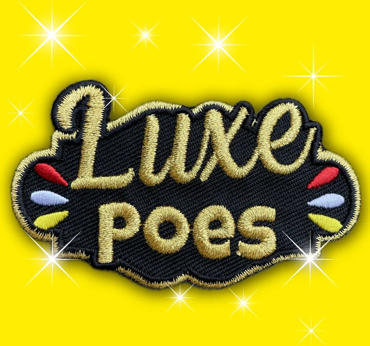 Embleem Luxe Poes - oeteldonk emblemen - strijkapplicatie - carnaval embleem -... | bol