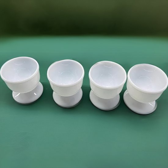 Eierdopjes - set van 8 - wit -... | bol