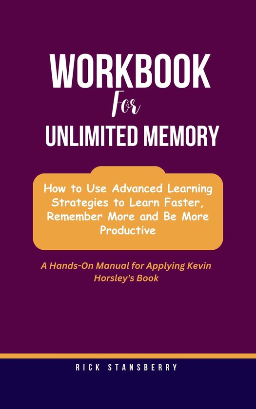 WORKBOOK For UNLIMITED MEMORY (ebook), Rick Stansberry | 1230007474835 ...