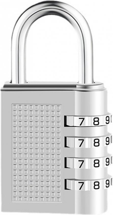 Hangslot cijferslot 4-cijferig hangslot combinatieslot, hangslot met ...