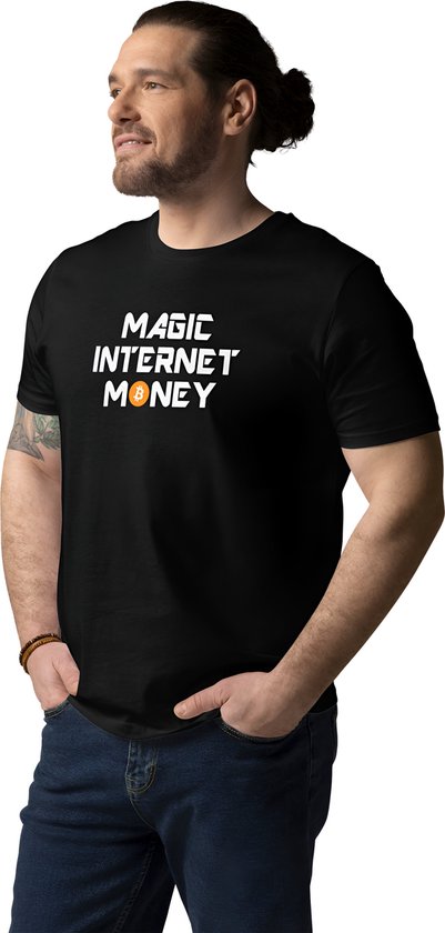 Magic Internet Money - Unisex - 100% Biologisch Katoen - Kleur Zwart ...