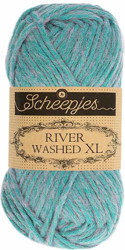 Scheepjes River Washed XL 50 gr - 990 Wheaton | bol