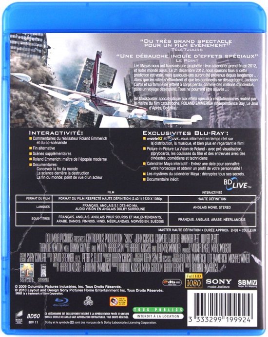 2012 [Blu-Ray] (Blu-ray), Thandiwe Newton | Dvd's | bol