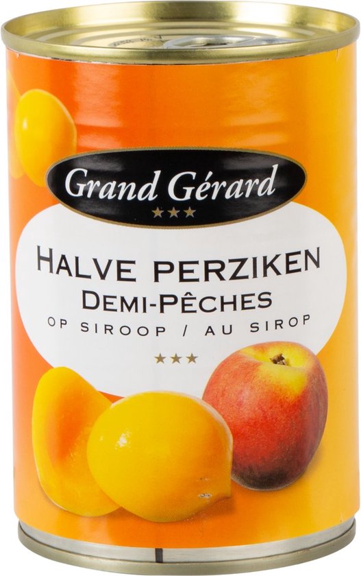 Grand Gérard Halve perziken op siroop 12 blikken x 420 gram | bol