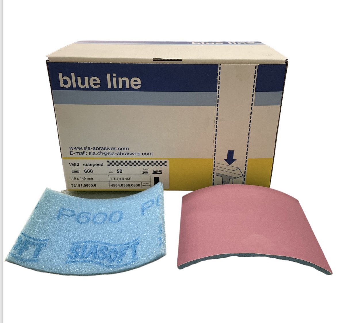 sia strook 1950 siaspeed siasoft 115x140mm p600 50 stuks | bol