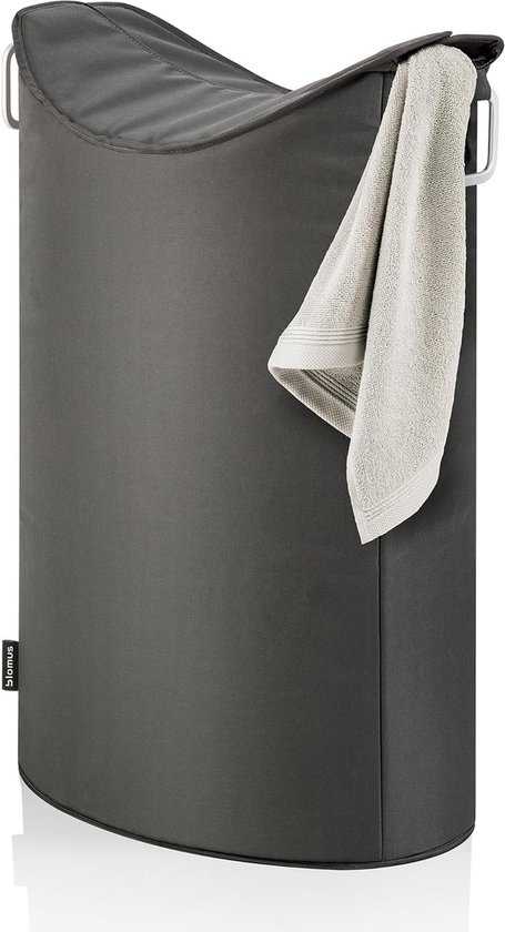 Stoffen wasmand, grijs | bol