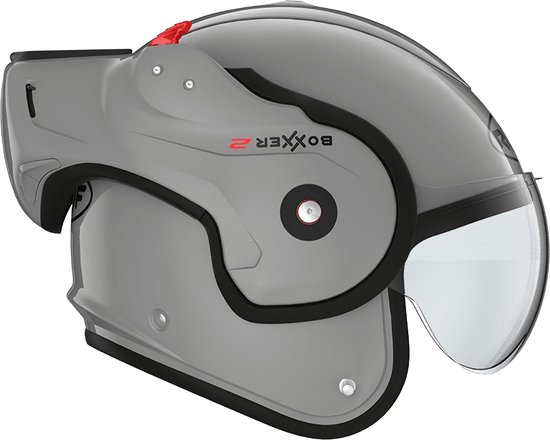 ROOF - RO9 BOXXER 2 SMOKEY GREY - Maat L - Systeemhelmen - Scooter helm ...