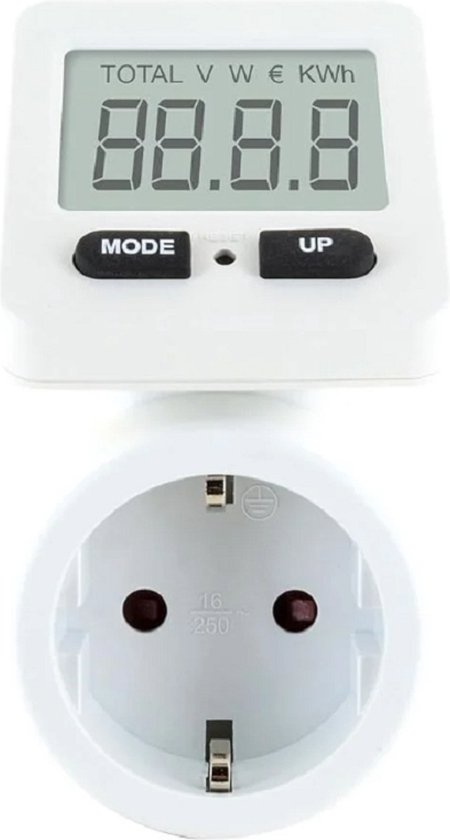 SCHWAIGER Energiemeter Verbruiksmeter - Digitale energiemeter kWh meter ...