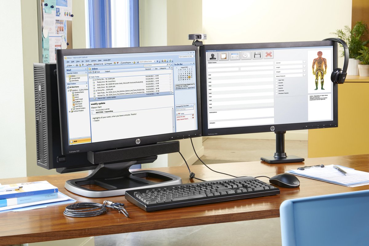 HP Single Monitor Arm - Mounting kit | bol.com