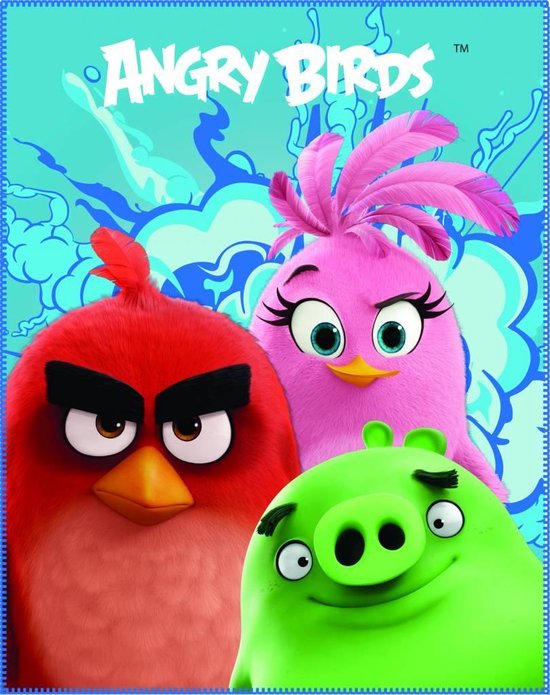 Angry Birds Explosion - Plaid - 110 x 140 cm - Multi | bol