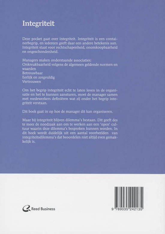 Overheidsmanagement 1 - Integriteit | 9789035242135 | S.A. de Vries ...