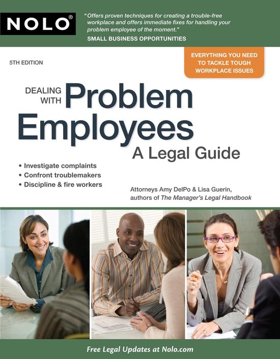 Dealing With Problem Employees: A Legal Guide (ebook), Amy DelPo,Lisa ...