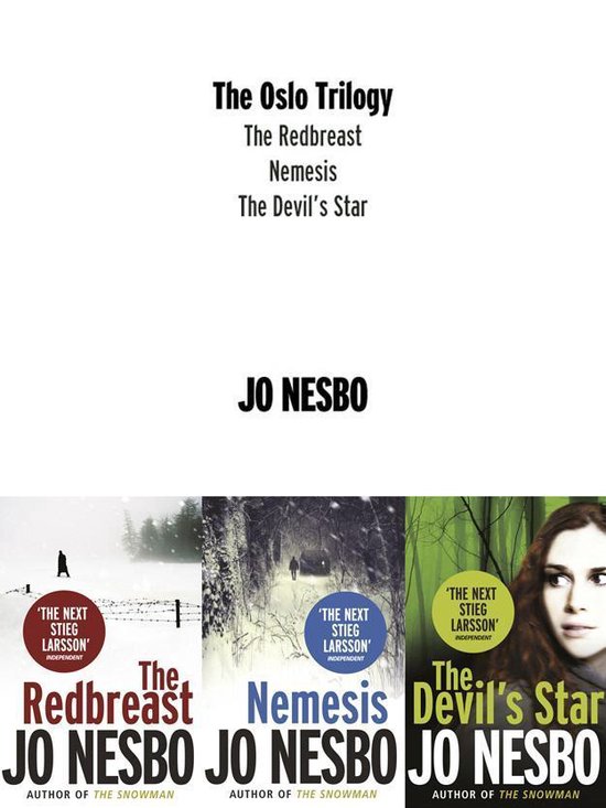 Oslo Trilogie - Jo Nesbo met Detective Harry Hole - The Redbreast ...