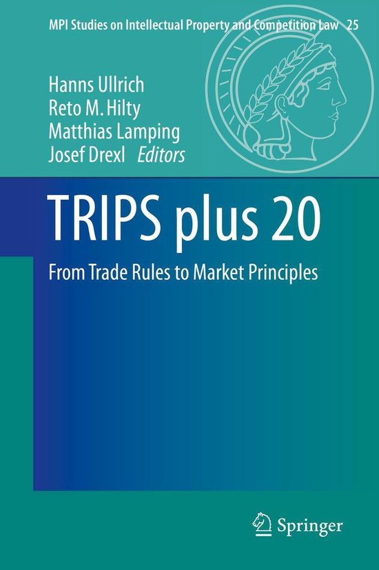 MPI Studies on Intellectual Property and Competition Law 25 - TRIPS plus 20 (ebook),... | bol