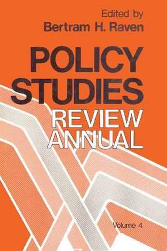 Policy Studies | 9780803911192 | Bertram Raven | Boeken | bol.com