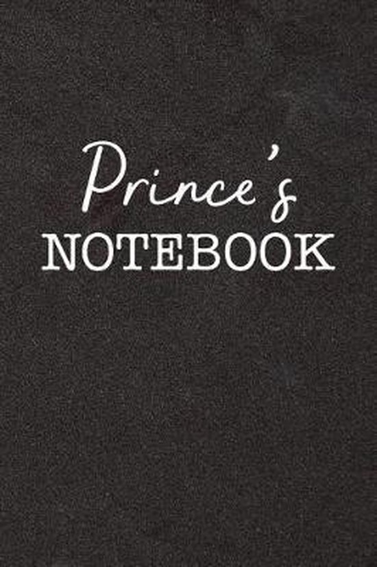Prince's Notebook | 9781798916070 | Joey Custom | Boeken | bol.com