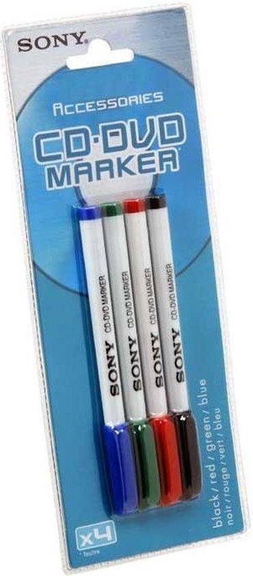 Sony cd marker pakket - 4 stuks | bol.com