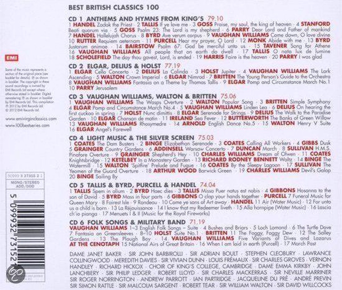 100 Best British Classics, various artists | CD (album) | Muziek | bol.com