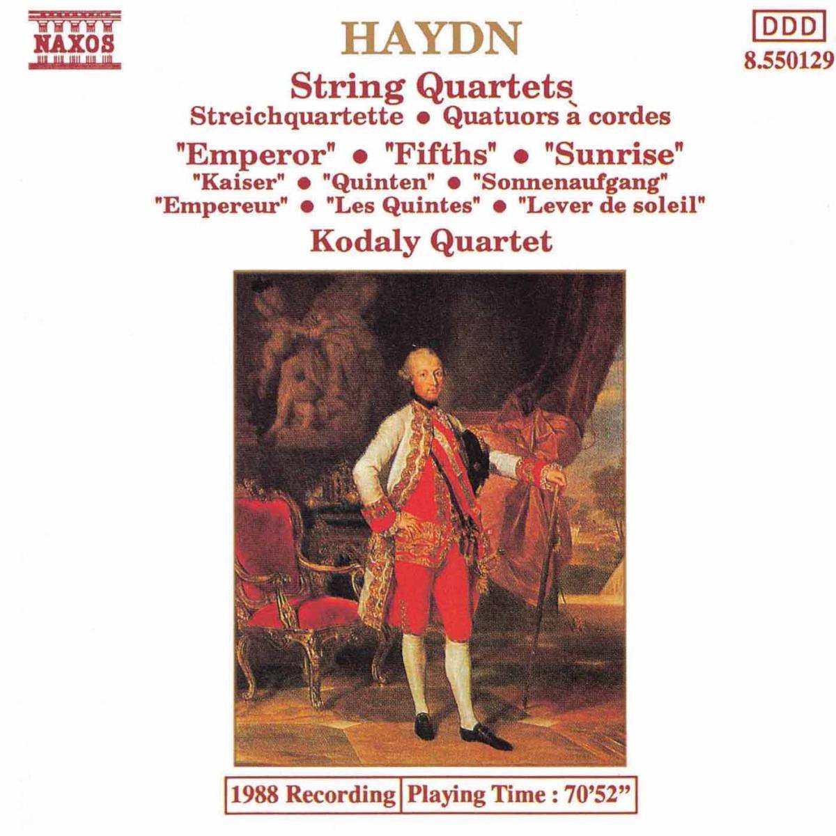 Haydn: String Quartets, Op 76 no 2-4 / Kodaly Quartet, Attila Falvay | CD (album) | Muziek | bol.com