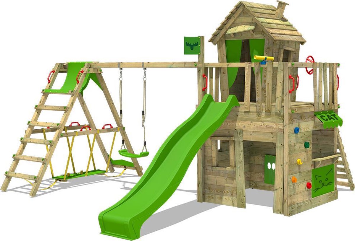 FATMOOSE CrazyCat Comfort XXL - Speeltoestel Tuin met SurfSwing | bol.com