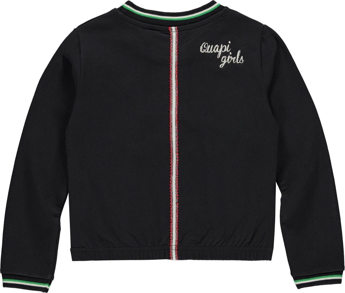 Quapi Meisjes Trui Lies - Donkergrijs - Maat 86-92 | bol.com