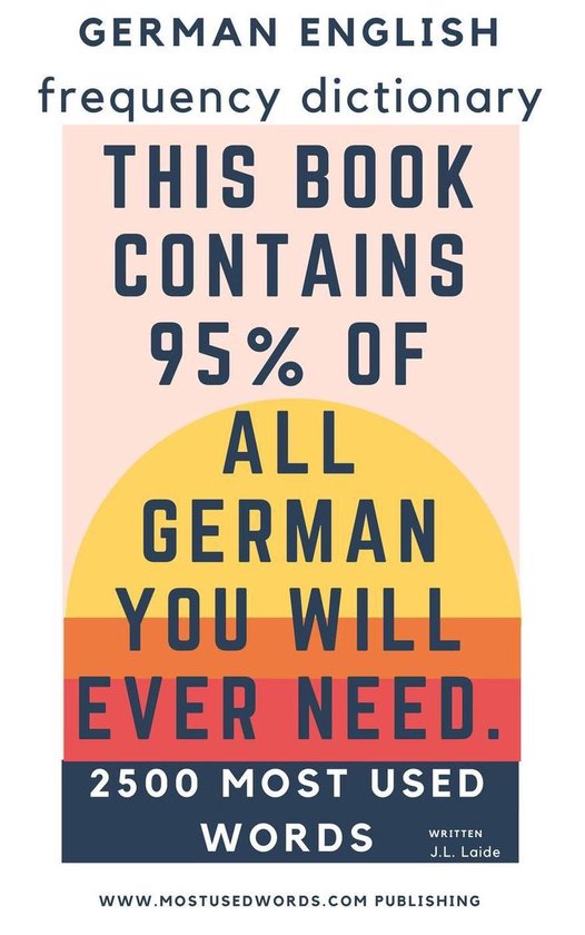 German - English Frequency Dictionary - Essential Vocabulary - 2.500 ...