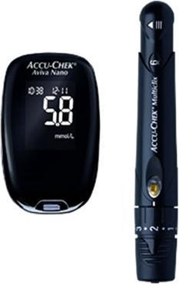 Accu-Chek Aviva Nano bloedsuikermeter, complete startset, per stuk ...