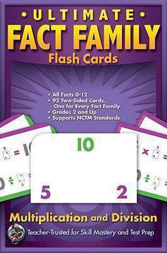 Ultimate Fact Families Flash Cards, School Specialty Publishing ...