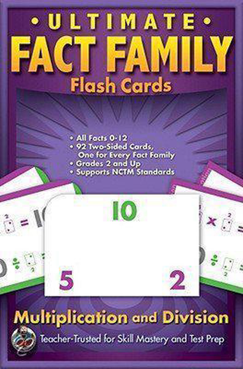 Ultimate Fact Families Flash Cards, School Specialty Publishing ...