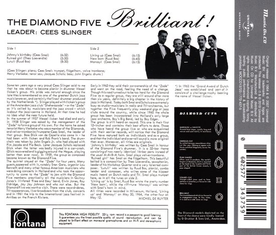 Brilliant, Diamond Five | CD (album) | Muziek | bol.com