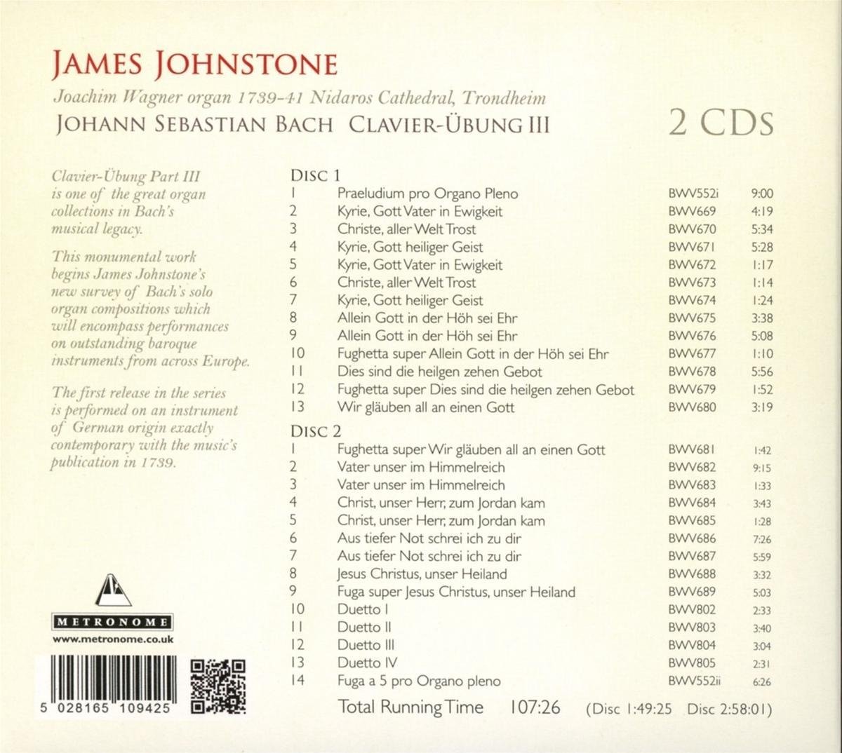 J S Bach: Clavier-Übung III, J.S. Bach | CD (album) | Muziek | bol.com