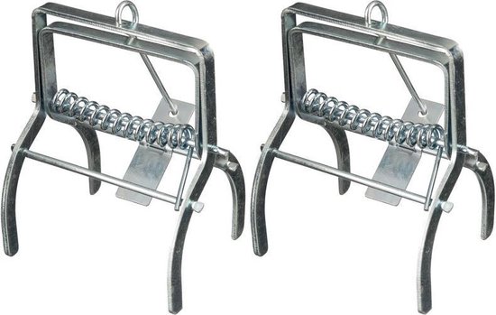 2x Mollenvallen/mollenklemmen 14 cm - Ongediertebestrijding ...