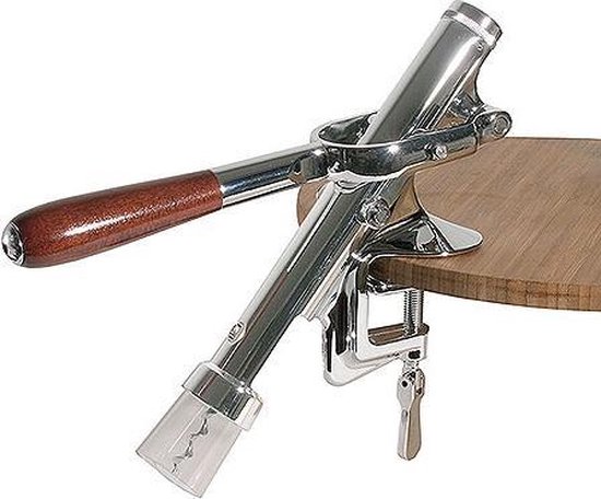 Tafel ontkurker tafel montage verchroomd gegoten zink | L: 54,5cm | bol