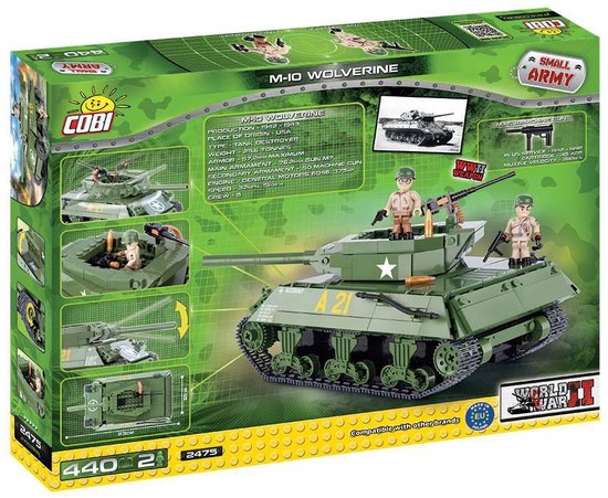 Cobi 450 Pcs Small Army /2475/ M10 Wolverine | bol
