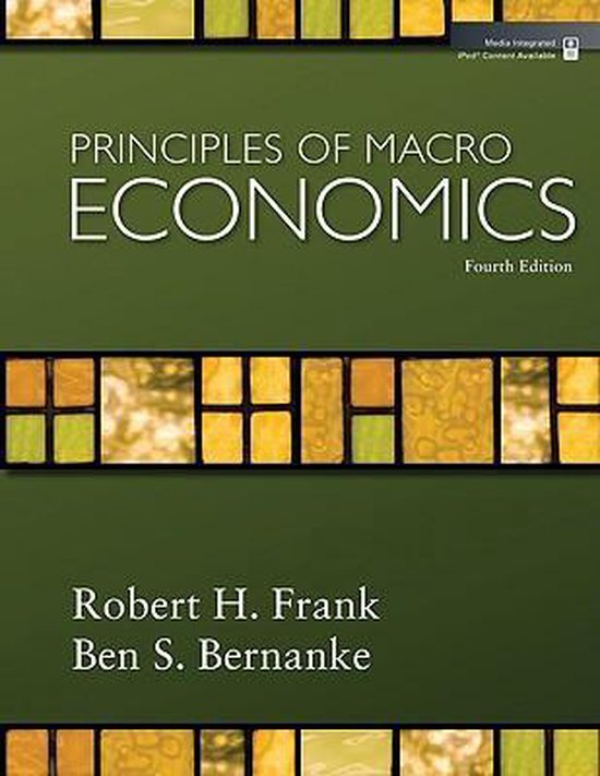 Principles Of Macroeconomics | 9780073362656 | Robert H. Frank | Boeken ...