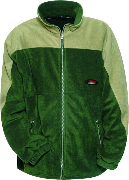 Anuy Fleece Jack Jespen Unisex Groen Maat Xxl | bol.com