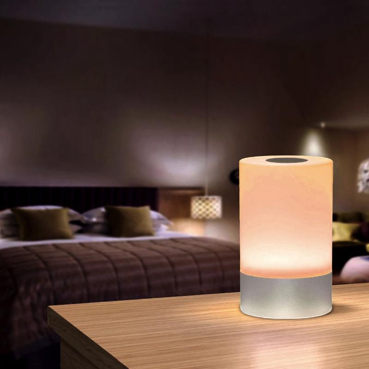 LED Tafellamp - Draadloos en Oplaadbaar - Dimbaar - 256 kleuren | bol.com