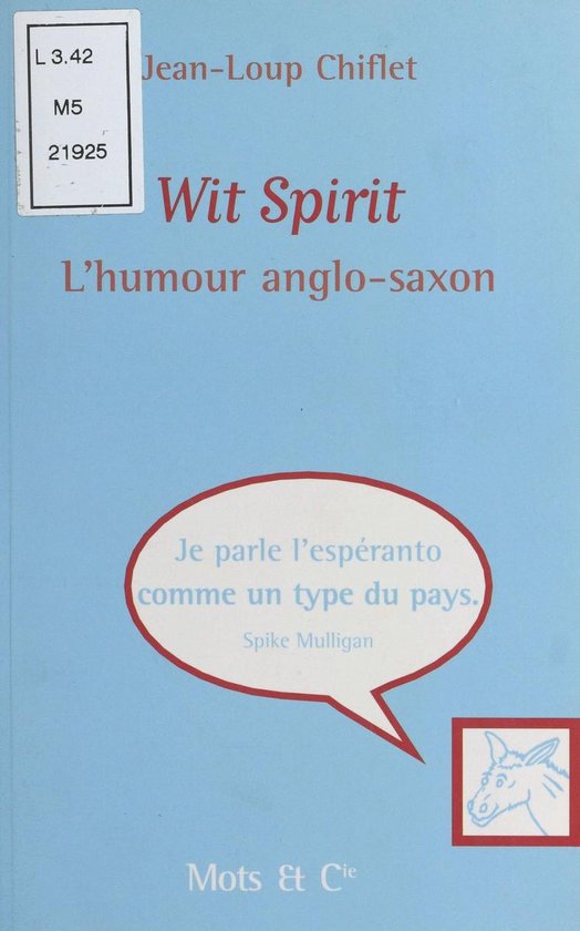 Wit spirit (1) : L'humour anglo-saxon (ebook), E. van Donzel ...