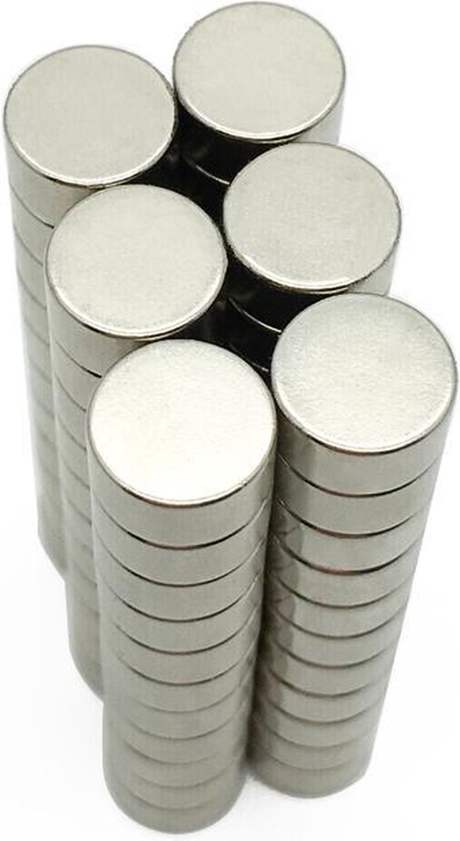 Sterke magneten - rond – 10x5mm – 50N Sterk magneetjes - 20 stuks ...