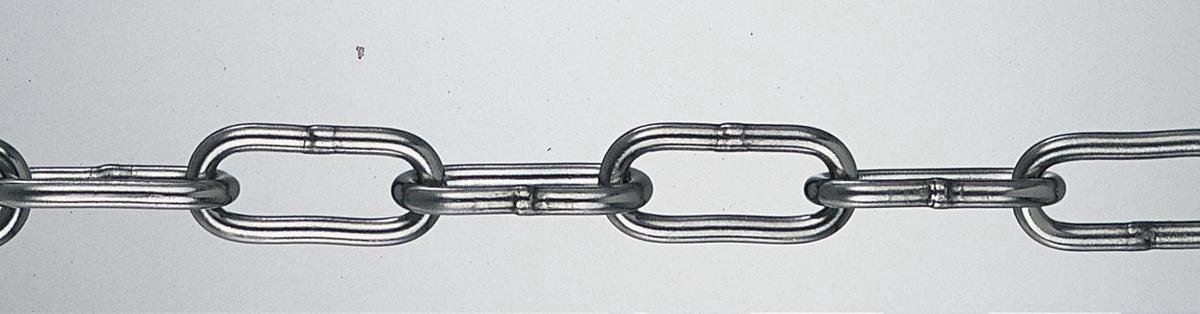 Roestvrijstalen ketting, per meter 8 x 54 x 32 mm | bol
